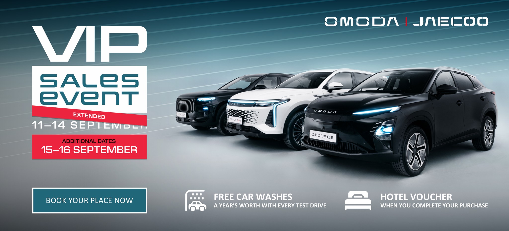 OMODA and JAECOO VIP Sales event