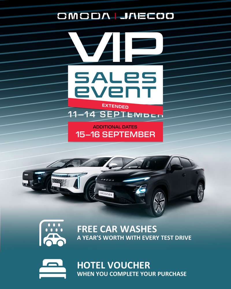 OMODA and JAECOO VIP Sales event